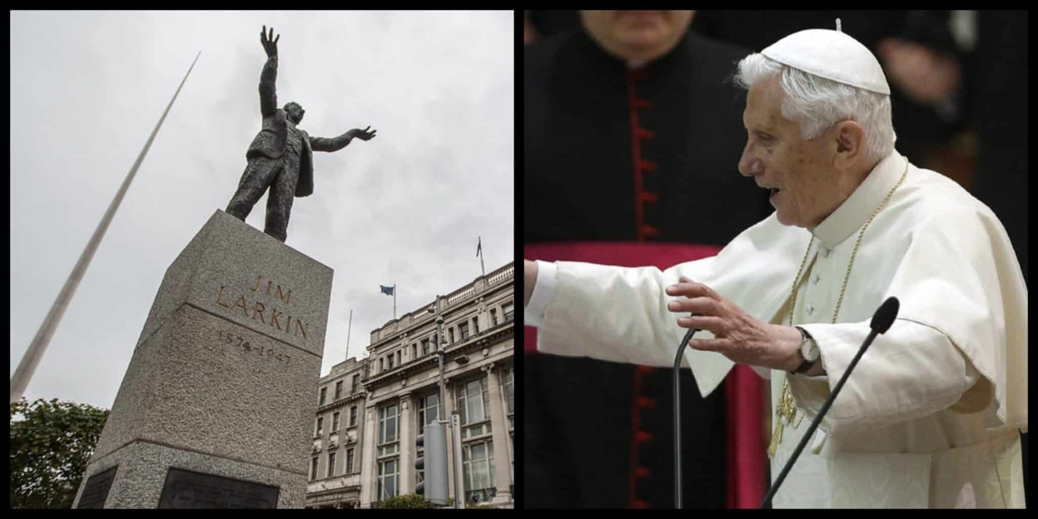 Statue of Pope Benedict XVI to Replace Jim Larkin Statute in Dublin ...